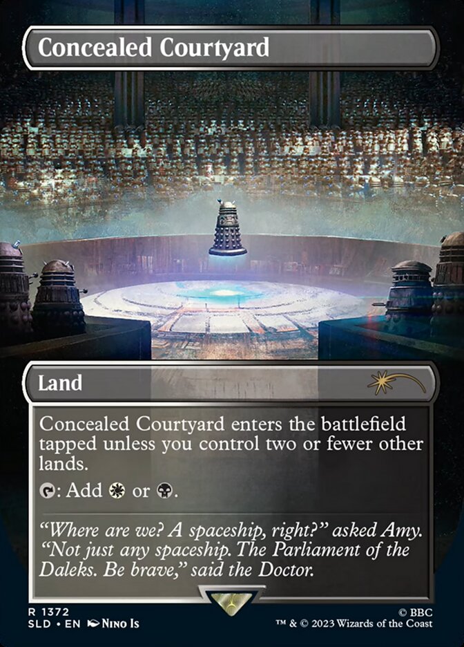 Concealed Courtyard - Borderless - Full Art — Boutique Awesome
