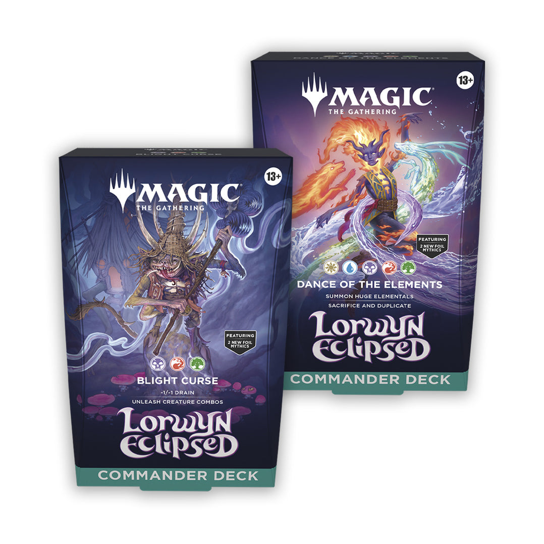 Magic: The Gathering - Commander Deck (Set of 2) - Lorwyn Eclipsed - E ...