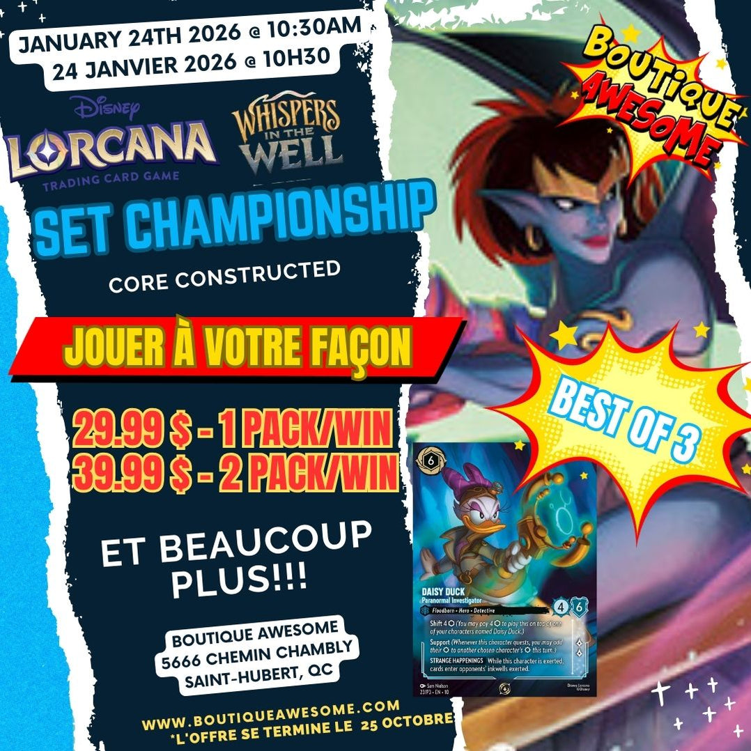 Lorcana Whispers in the Well Set Championship! - 24 Janvier 2026 @ 10h ...