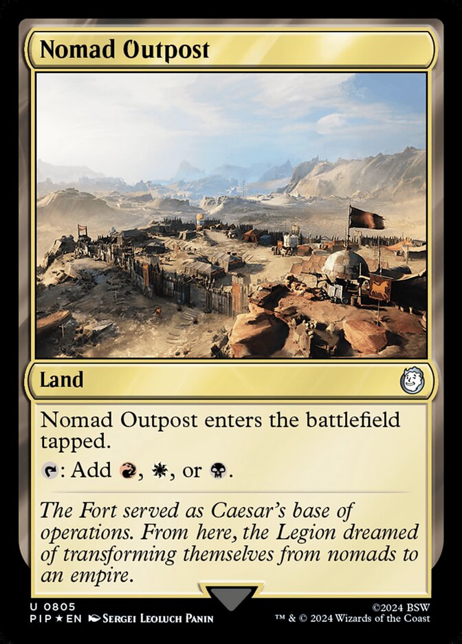Nomad Outpost (Foil) — Boutique Awesome